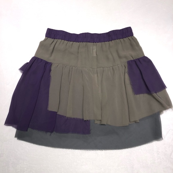 Esley | Skirts | Esley Purple And Gray Sheer Tulle Skirt | Poshmark